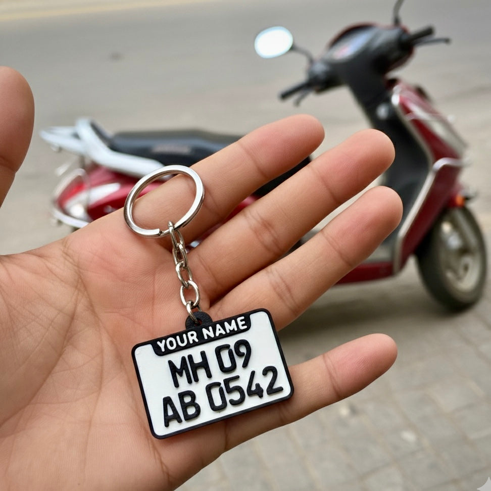 Number Plate Keychains – Taffy Notes